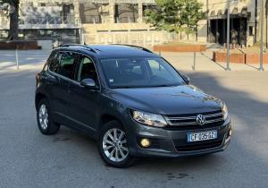 Grey Volkswagen Tiguan 2012 in Taurage, with an engine capacity of 1.97 L and mileage of 185 thousand km for 8300 €, photo 10 on AUTOMOTO.COM.LV