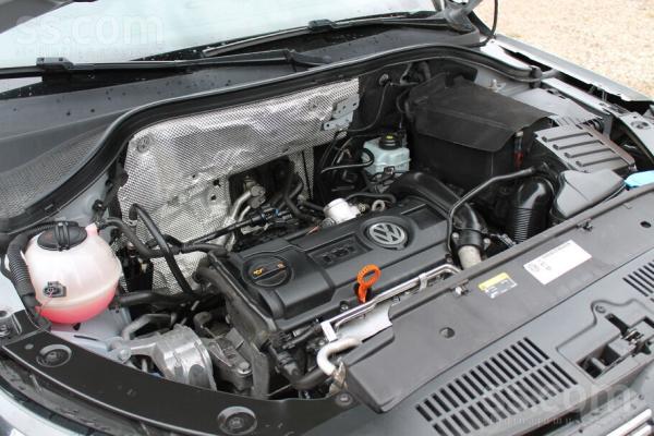 Grey Volkswagen Tiguan 2012 in Daugavpils, with an engine capacity of 1.40 L and mileage of 213 thousand km for 6390 €, photo 11 on AUTOMOTO.COM.LV