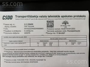Серый Фольксваген Тигуан 2013 в Салдус, объемом двигателя 2.00 л и пробегом 225 тыс. км за 8900 €, фото 18 на AUTOMOTO.COM.LV