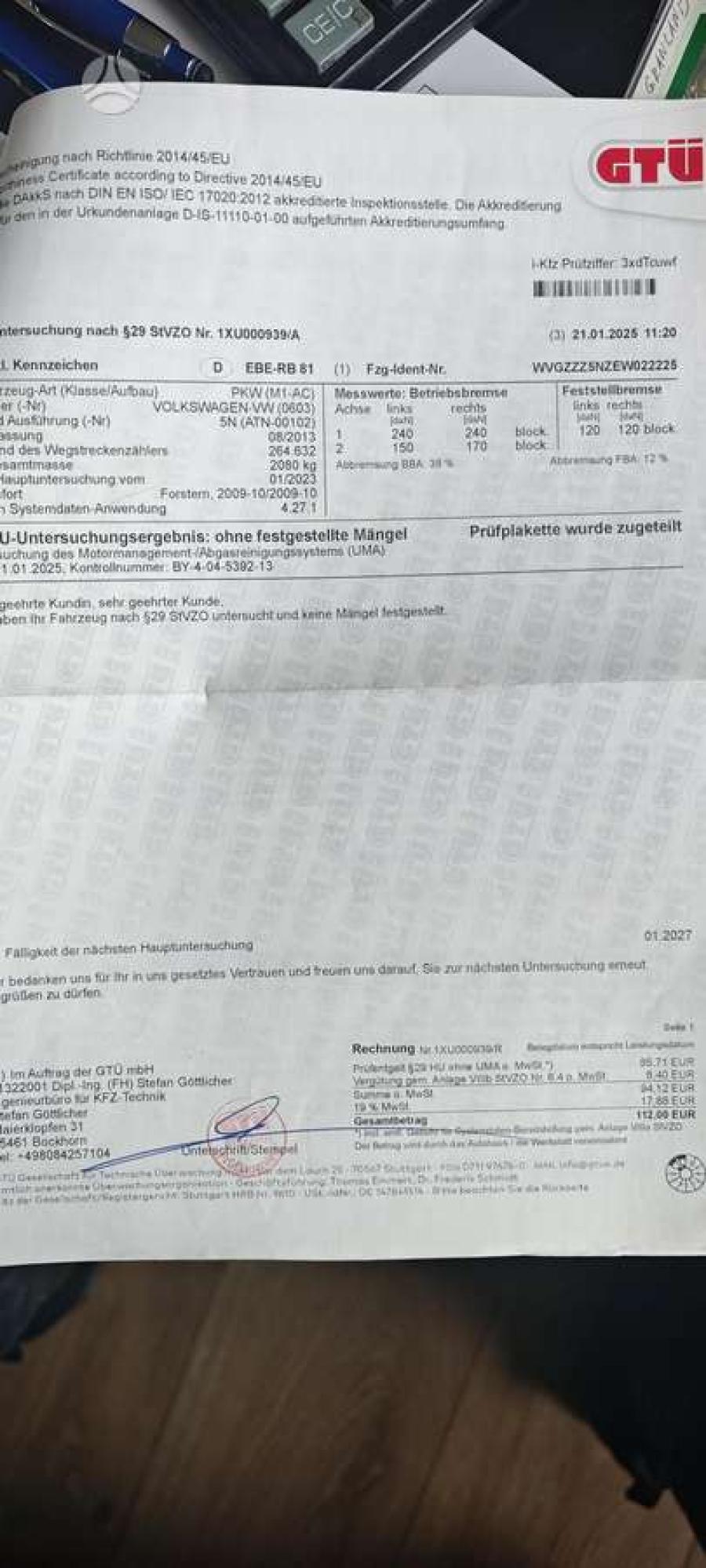 Серый Фольксваген Тигуан 2013 в Утена, объемом двигателя 1.39 л и пробегом 290 тыс. км за 8650 €, фото 34 на AUTOMOTO.COM.LV