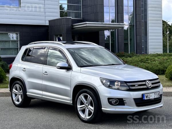 Grey Volkswagen Tiguan 2013 in Riga, with an engine capacity of 2.00 L and mileage of 297 thousand km for 6750 €, photo 6 on AUTOMOTO.COM.LV
