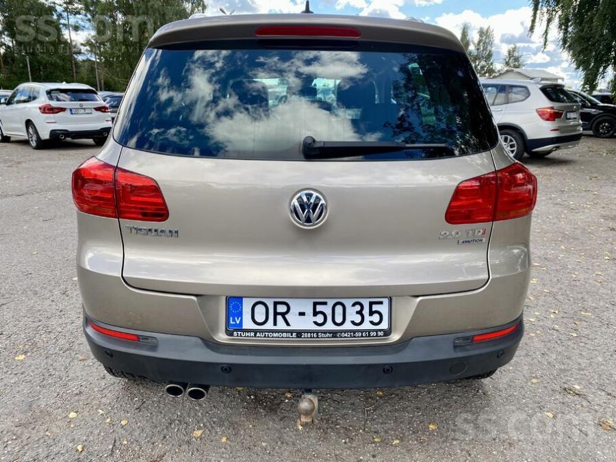 Pelēks Volkswagen Tiguan 2013 Rīga, ar dzinēja tilpumu 2.00 L un nobraukumu 0 tūkst. km par 8590 €, foto 5 vietnē AUTOMOTO.COM.LV