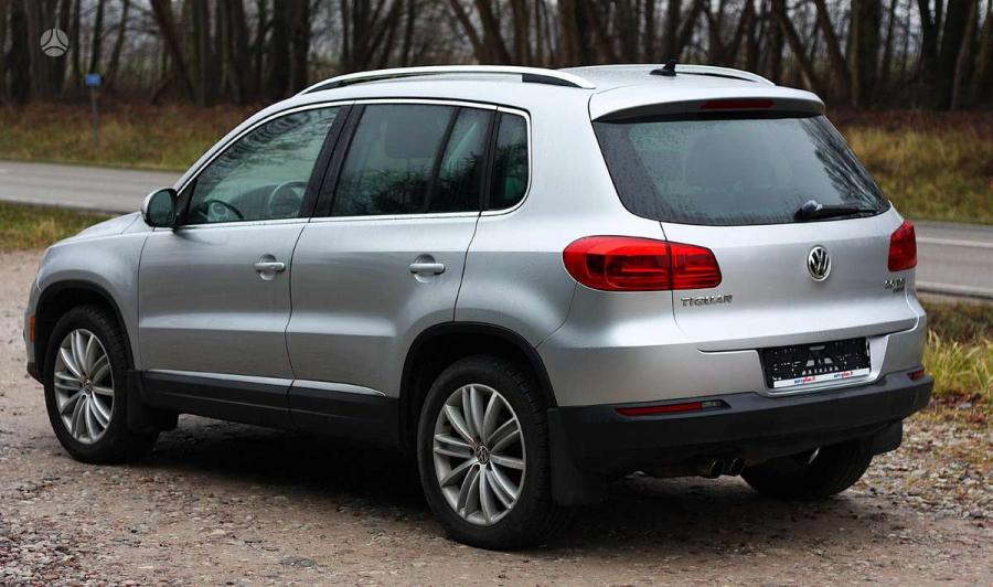 Pelēks Volkswagen Tiguan 2014 Kretinga, ar dzinēja tilpumu 1.98 L un nobraukumu 205 tūkst. km par 8999 €, foto 7 vietnē AUTOMOTO.COM.LV