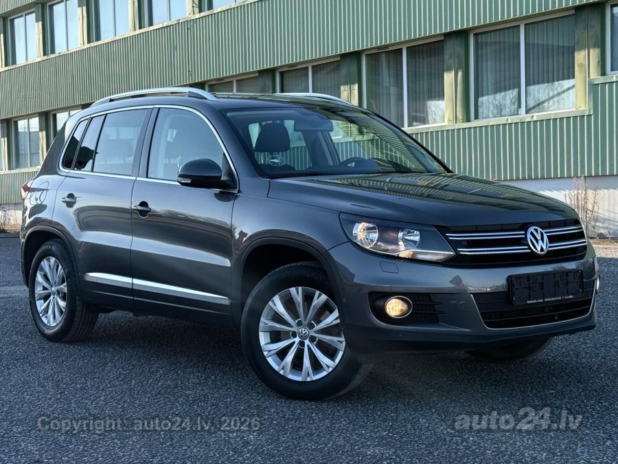 Grey Volkswagen Tiguan 2014 in Tartu, with an engine capacity of 2.00 L and mileage of 201 thousand km for 11899 €, photo 1 on AUTOMOTO.COM.LV