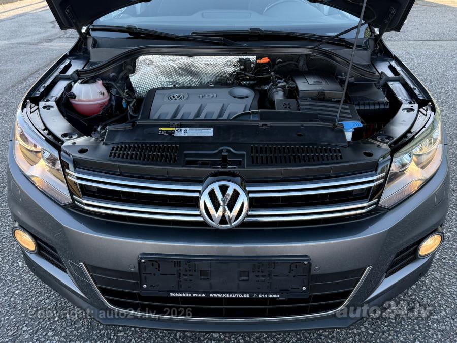 Grey Volkswagen Tiguan 2014 in Tartu, with an engine capacity of 2.00 L and mileage of 201 thousand km for 11899 €, photo 6 on AUTOMOTO.COM.LV