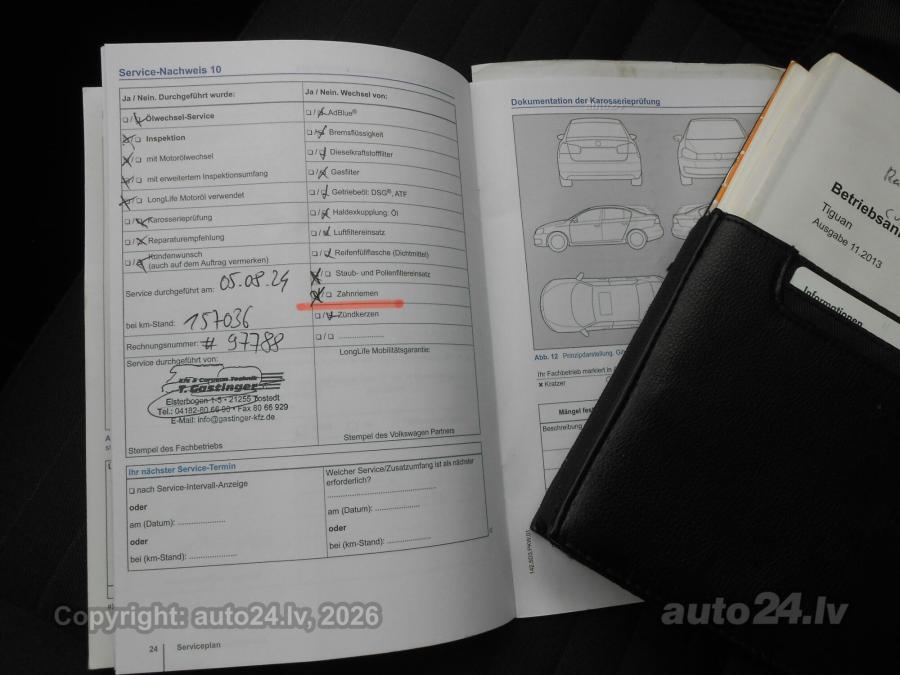 Grey Volkswagen Tiguan 2014 in Viljandi, with an engine capacity of 2.00 L and mileage of 182 thousand km for 10590 €, photo 16 on AUTOMOTO.COM.LV