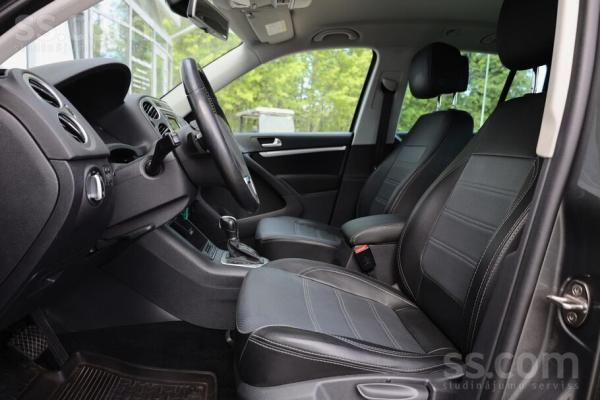 Grey Volkswagen Tiguan 2014 in Riga, with an engine capacity of 2.00 L and mileage of 0 thousand km for 9995 €, photo 10 on AUTOMOTO.COM.LV