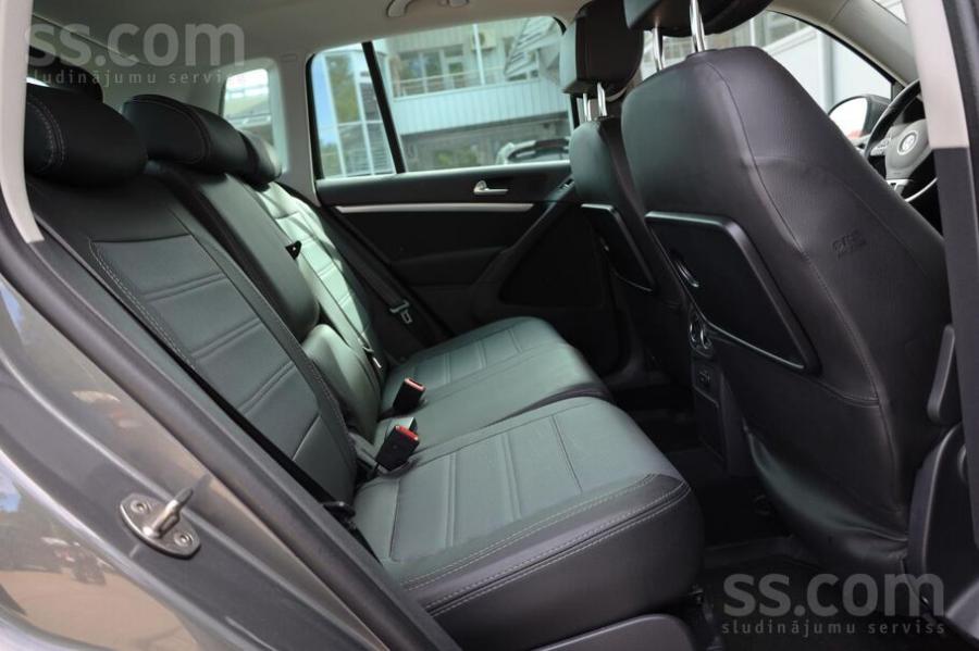 Pelēks Volkswagen Tiguan 2014 Rīga, ar dzinēja tilpumu 2.00 L un nobraukumu 0 tūkst. km par 9995 €, foto 17 vietnē AUTOMOTO.COM.LV