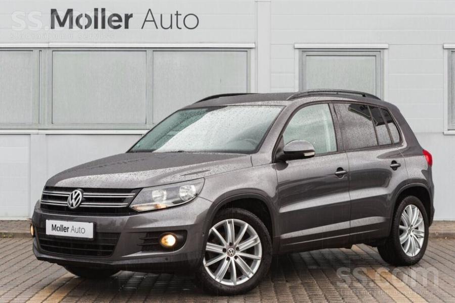 Pelēks Volkswagen Tiguan 2014 Ventspils, ar dzinēja tilpumu 2.00 L un nobraukumu 212 tūkst. km par 10000 €, foto 1 vietnē AUTOMOTO.COM.LV