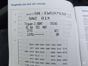Grey Volkswagen Tiguan 2014 in Siauliai, with an engine capacity of 1.97 L and mileage of 178 thousand km for 9250 €, photo 21 on AUTOMOTO.COM.LV