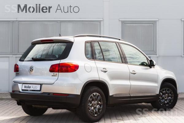 Grey Volkswagen Tiguan 2014 in Ventspils, with an engine capacity of 1.40 L and mileage of 146 thousand km for 9900 €, photo 5 on AUTOMOTO.COM.LV