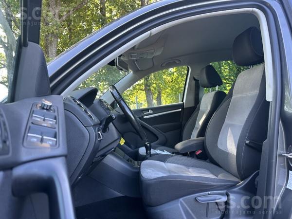 Grey Volkswagen Tiguan 2014 in Cesis, with an engine capacity of 1.40 L and mileage of 0 thousand km for 10990 €, photo 9 on AUTOMOTO.COM.LV