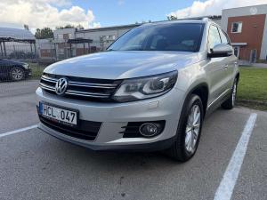 Pelēks Volkswagen Tiguan 2014 Kauņa, ar dzinēja tilpumu 1.97 L un nobraukumu 220 tūkst. km par 9800 €, foto  vietnē AUTOMOTO.COM.LV