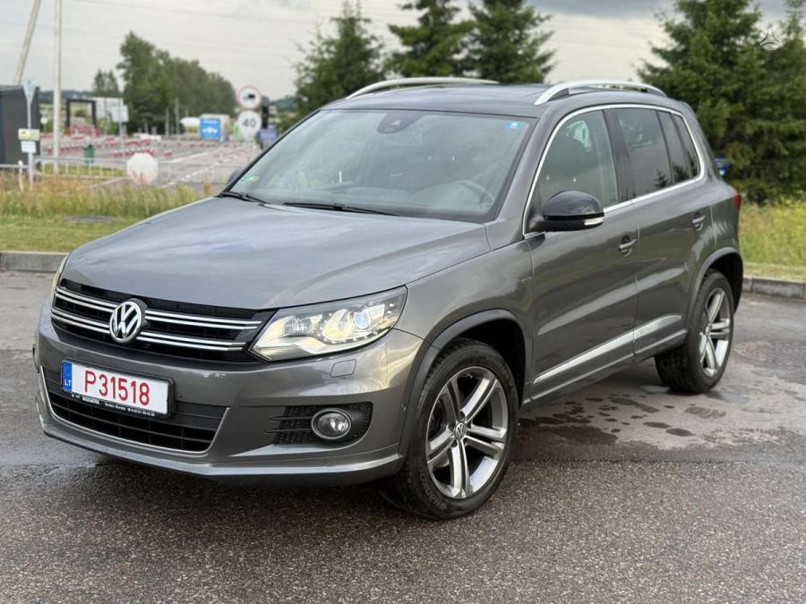 Grey Volkswagen Tiguan 2015 in Vilnius, with an engine capacity of 1.97 L and mileage of 255 thousand km for 11500 €, photo 5 on AUTOMOTO.COM.LV
