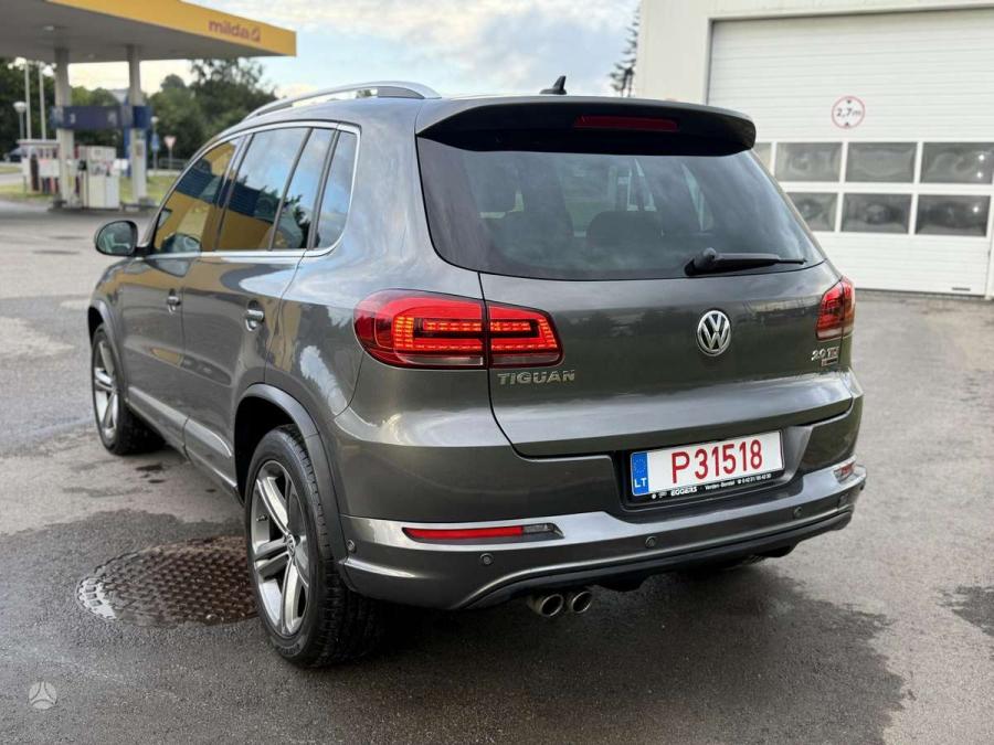 Grey Volkswagen Tiguan 2015 in Vilnius, with an engine capacity of 1.97 L and mileage of 255 thousand km for 11500 €, photo 11 on AUTOMOTO.COM.LV