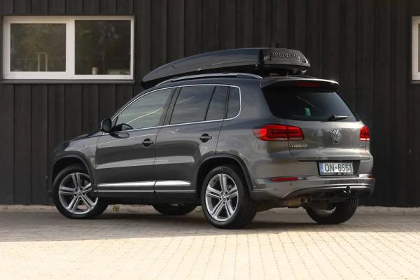 Pelēks Volkswagen Tiguan 2015 Jelgava, ar dzinēja tilpumu 2.00 L un nobraukumu 255 tūkst. km par 11900 €, foto 3 vietnē AUTOMOTO.COM.LV