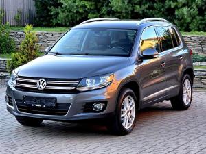 Grey Volkswagen Tiguan 2015 in Kedainiai, with an engine capacity of 1.97 L and mileage of 260 thousand km for 10500 €, photo 4 on AUTOMOTO.COM.LV