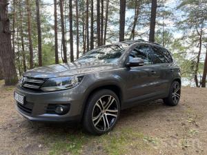 Pelēks Volkswagen Tiguan 2015 Daugavpils, ar dzinēja tilpumu 1.40 L un nobraukumu 110 tūkst. km par 9950 €, foto  vietnē AUTOMOTO.COM.LV