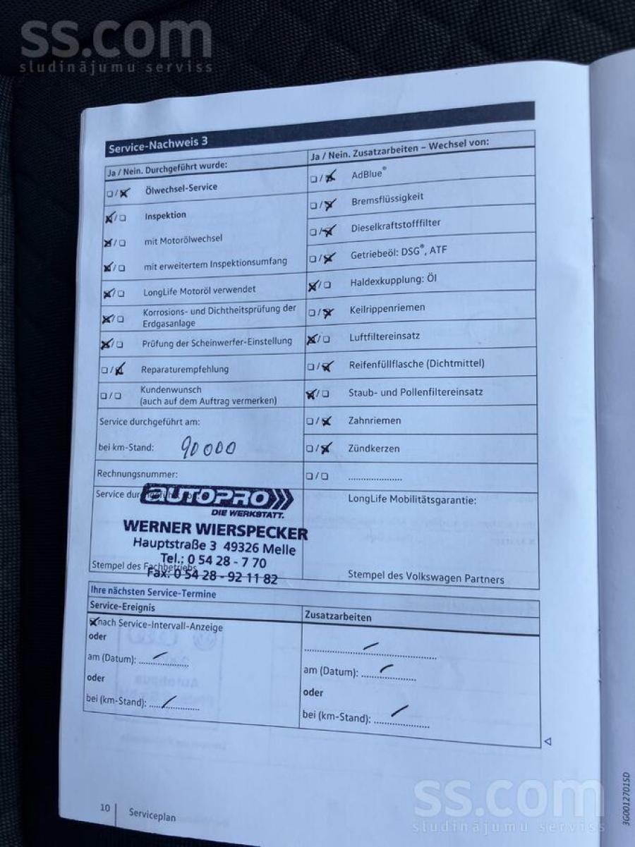 Grey Volkswagen Tiguan 2016 in Talsi, with an engine capacity of 2.00 L and mileage of 196 thousand km for 15999 €, photo 26 on AUTOMOTO.COM.LV