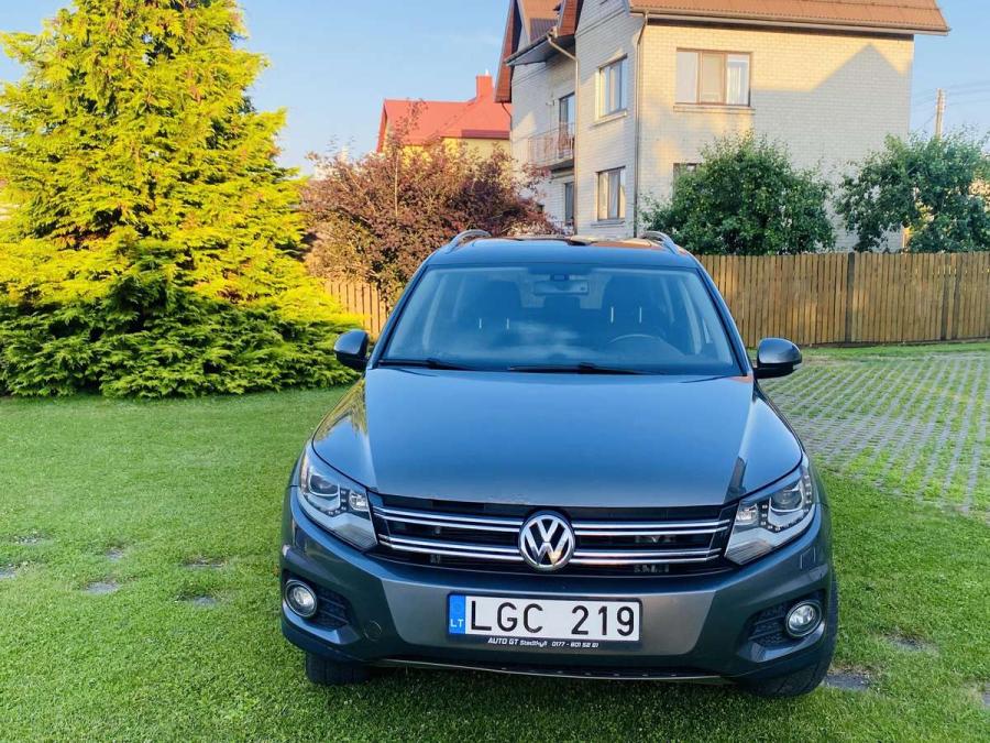 Pelēks Volkswagen Tiguan 2016 Trakai, ar dzinēja tilpumu 1.98 L un nobraukumu 100 tūkst. km par 8600 €, foto 6 vietnē AUTOMOTO.COM.LV