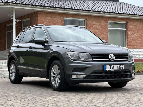 Grey Volkswagen Tiguan 2016 in Nemencine, with an engine capacity of 1.97 L and mileage of 286 thousand km for 14300 €, photo 1 on AUTOMOTO.COM.LV
