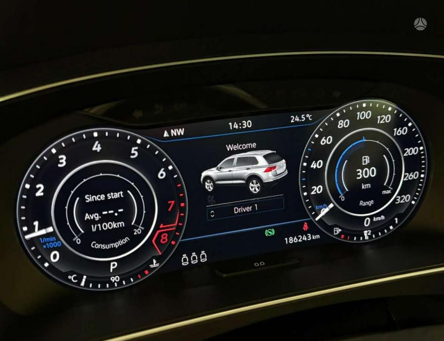 Серый Фольксваген Тигуан 2016 в Мариямполе, объемом двигателя 1.98 л и пробегом 186 тыс. км за 16999 €, фото 24 на AUTOMOTO.COM.LV