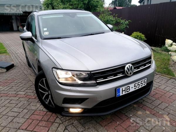 Grey Volkswagen Tiguan 2017 in Liepaja, with an engine capacity of 2.00 L and mileage of 208 thousand km for 16500 €, photo 8 on AUTOMOTO.COM.LV