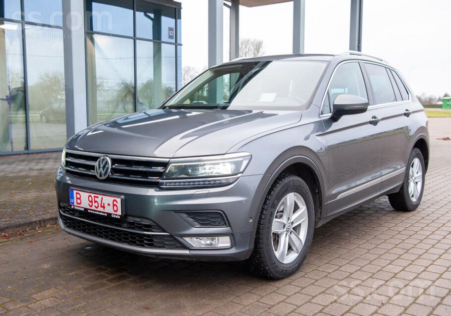 Pelēks Volkswagen Tiguan 2017 Cēsis, ar dzinēja tilpumu 2.00 L un nobraukumu 217 tūkst. km par 15750 €, foto 2 vietnē AUTOMOTO.COM.LV