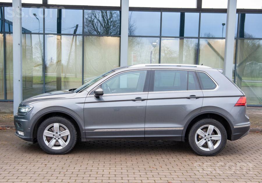 Pelēks Volkswagen Tiguan 2017 Cēsis, ar dzinēja tilpumu 2.00 L un nobraukumu 217 tūkst. km par 15750 €, foto 3 vietnē AUTOMOTO.COM.LV