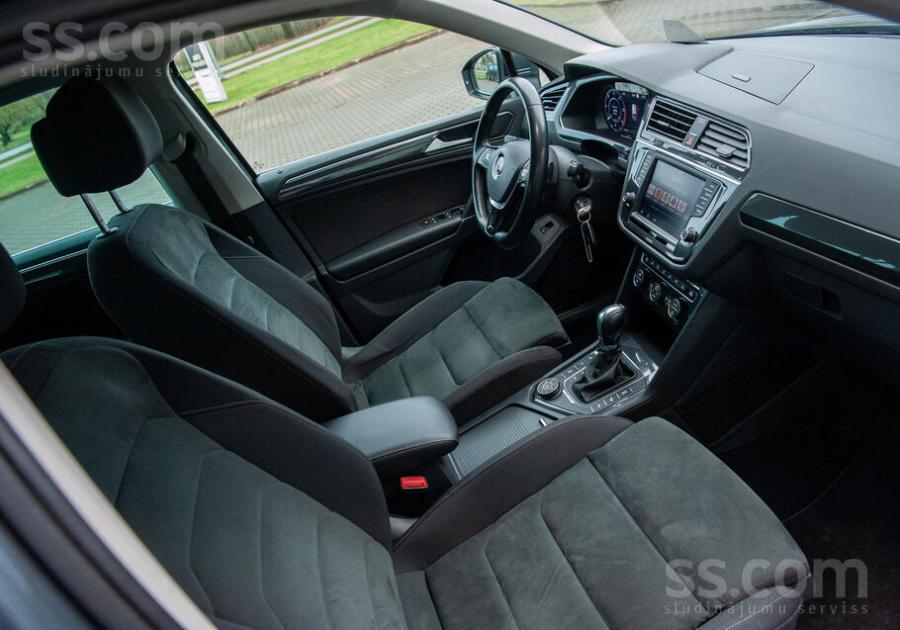 Pelēks Volkswagen Tiguan 2017 Cēsis, ar dzinēja tilpumu 2.00 L un nobraukumu 217 tūkst. km par 15750 €, foto 25 vietnē AUTOMOTO.COM.LV