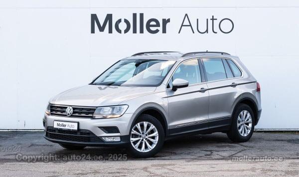 Grey Volkswagen Tiguan 2017 in Riga, with an engine capacity of 1.40 L and mileage of 147 thousand km for 14350 €, photo 1 on AUTOMOTO.COM.LV