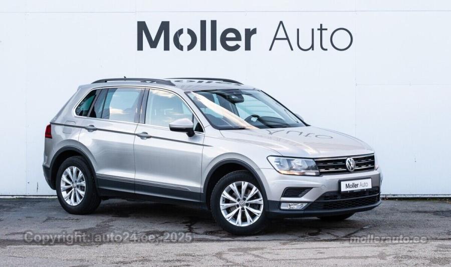 Grey Volkswagen Tiguan 2017 in Riga, with an engine capacity of 1.40 L and mileage of 147 thousand km for 14350 €, photo 2 on AUTOMOTO.COM.LV