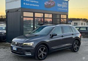 Pelēks Volkswagen Tiguan 2017 Viļņa, ar dzinēja tilpumu 2.00 L un nobraukumu 273 tūkst. km par 15650 €, foto  vietnē AUTOMOTO.COM.LV