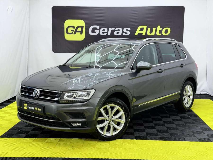 Pelēks Volkswagen Tiguan 2017 Viļņa, ar dzinēja tilpumu 1.98 L un nobraukumu 197 tūkst. km par 16950 €, foto 1 vietnē AUTOMOTO.COM.LV