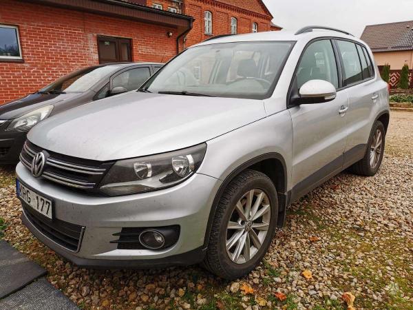 Pelēks Volkswagen Tiguan 2017 Biržai, ar dzinēja tilpumu 1.98 L un nobraukumu 134 tūkst. km par 7900 €, foto 1 vietnē AUTOMOTO.COM.LV