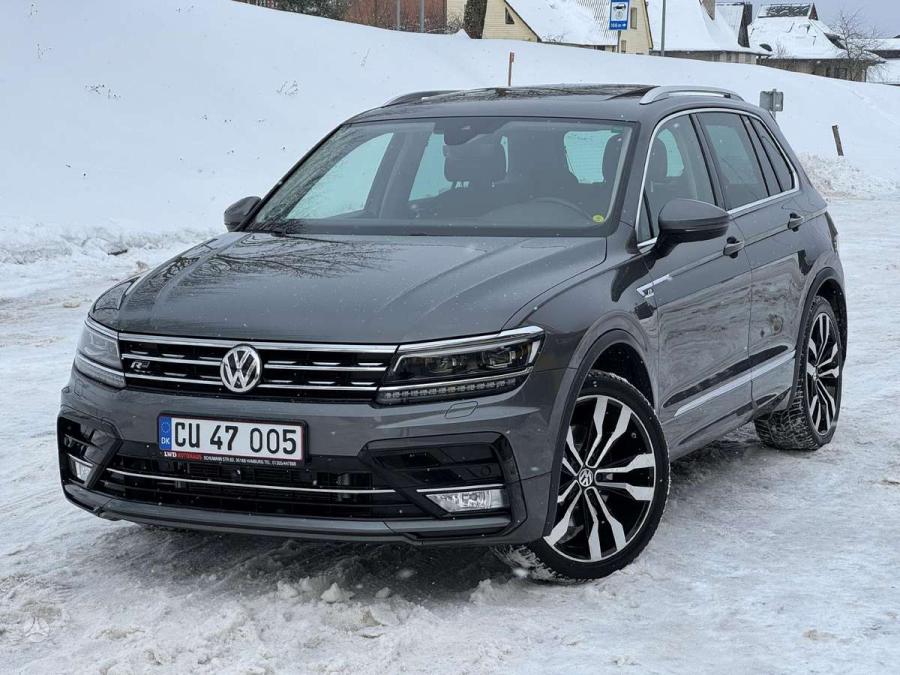 Pelēks Volkswagen Tiguan 2017 Jonava, ar dzinēja tilpumu 1.97 L un nobraukumu 208 tūkst. km par 18999 €, foto 1 vietnē AUTOMOTO.COM.LV