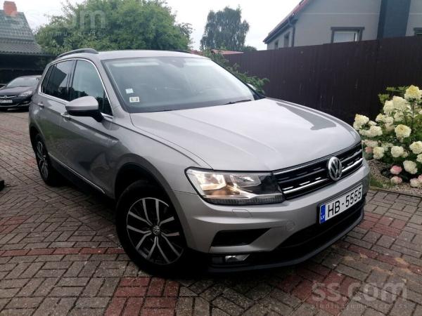 Pelēks Volkswagen Tiguan 2017 Liepāja, ar dzinēja tilpumu 2.00 L un nobraukumu 215 tūkst. km par 15777 €, foto 2 vietnē AUTOMOTO.COM.LV