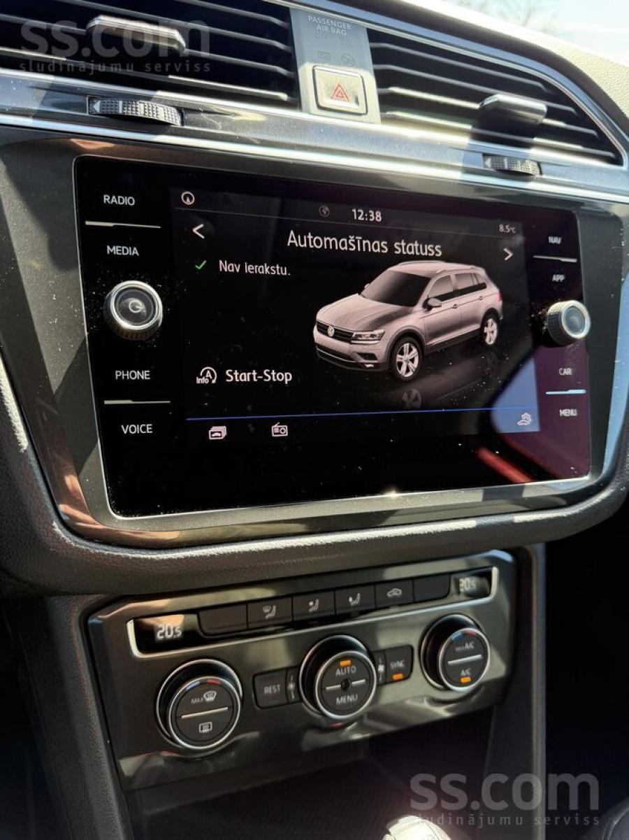 Pelēks Volkswagen Tiguan 2017 Ventspils, ar dzinēja tilpumu 2.00 L un nobraukumu 174 tūkst. km par 14500 €, foto 23 vietnē AUTOMOTO.COM.LV