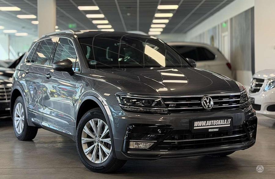 Pelēks Volkswagen Tiguan 2017 Klaipėda, ar dzinēja tilpumu 1.97 L un nobraukumu 195 tūkst. km par 18900 €, foto 24 vietnē AUTOMOTO.COM.LV