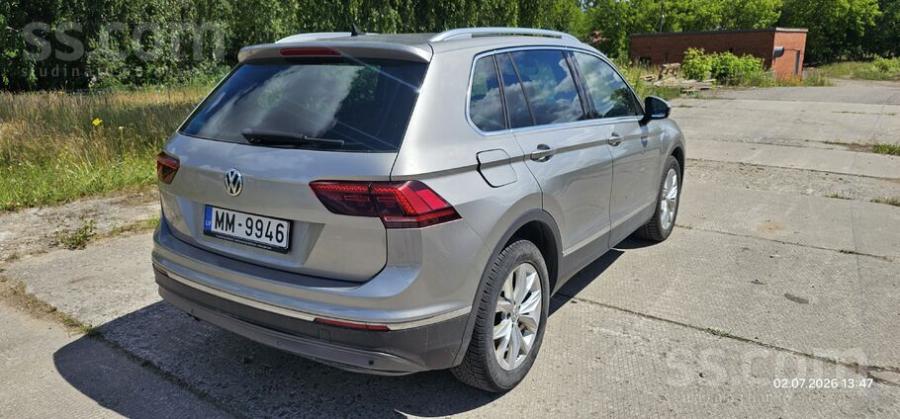 Pelēks Volkswagen Tiguan 2017 Rīga, ar dzinēja tilpumu 2.00 L un nobraukumu 305 tūkst. km par 13000 €, foto 4 vietnē AUTOMOTO.COM.LV
