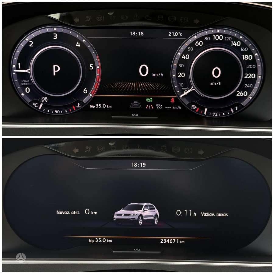 Grey Volkswagen Tiguan 2017 in Jonava, with an engine capacity of 1.97 L and mileage of 235 thousand km for 16450 €, photo 38 on AUTOMOTO.COM.LV