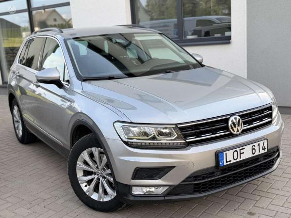 Grey Volkswagen Tiguan 2017 in Vilnius, with an engine capacity of 1.97 L and mileage of 253 thousand km for 13500 €, photo 1 on AUTOMOTO.COM.LV