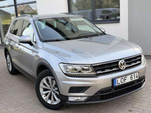 Grey Volkswagen Tiguan 2017 in Vilnius, with an engine capacity of 1.97 L and mileage of 253 thousand km for 13500 €, photo  on AUTOMOTO.COM.LV