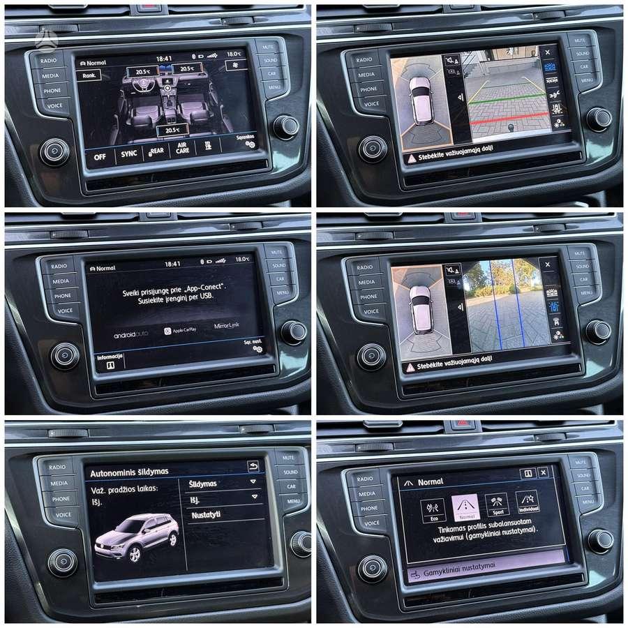 Grey Volkswagen Tiguan 2017 in Prienai, with an engine capacity of 1.97 L and mileage of 258 thousand km for 13350 €, photo 45 on AUTOMOTO.COM.LV