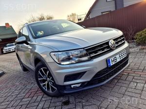 Grey Volkswagen Tiguan 2017 in Liepaja, with an engine capacity of 2.00 L and mileage of 217 thousand km for 15555 €, photo 8 on AUTOMOTO.COM.LV