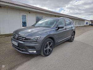 Grey Volkswagen Tiguan 2017 in Vilnius, with an engine capacity of 1.97 L and mileage of 197 thousand km for 15700 €, photo  on AUTOMOTO.COM.LV