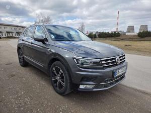 Grey Volkswagen Tiguan 2017 in Vilnius, with an engine capacity of 1.97 L and mileage of 197 thousand km for 15700 €, photo 4 on AUTOMOTO.COM.LV