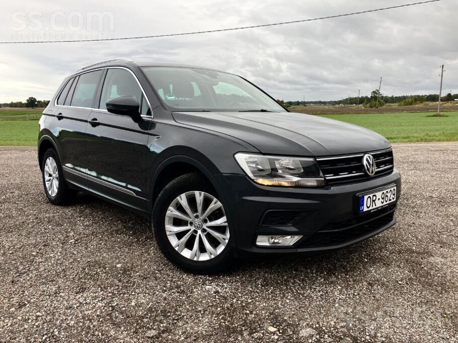 Grey Volkswagen Tiguan 2017 in Talsi, with an engine capacity of 2.00 L and mileage of 240 thousand km for 14500 €, photo 1 on AUTOMOTO.COM.LV