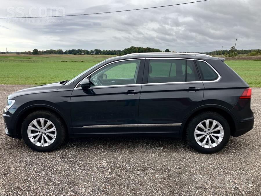 Grey Volkswagen Tiguan 2017 in Talsi, with an engine capacity of 2.00 L and mileage of 240 thousand km for 14500 €, photo 7 on AUTOMOTO.COM.LV