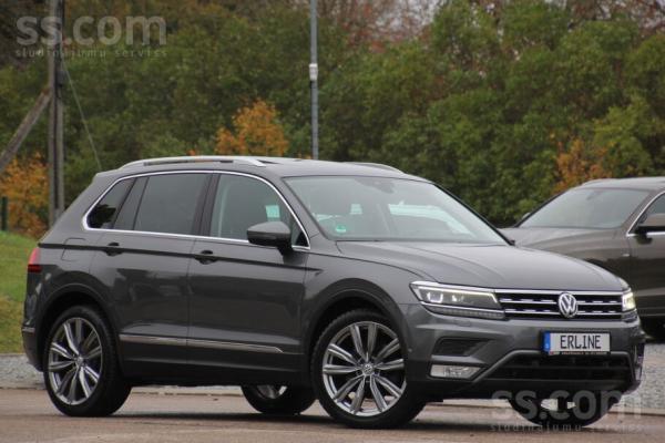 Grey Volkswagen Tiguan 2017 in Tukums, with an engine capacity of 2.00 L and mileage of 219 thousand km for 16500 €, photo 4 on AUTOMOTO.COM.LV
